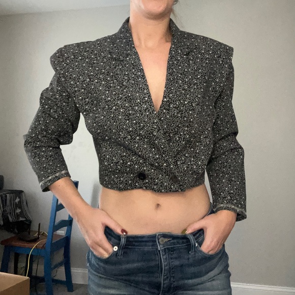 A. Byer | Jackets & Coats | 8s Retro Crop Boxy Jacket A Byer Size Large ...